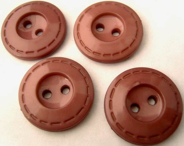 B2799 20mm Dusky Mulberry Pink Gloss Nylon 2 Hole Button – Ribbonmoon