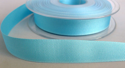 16mm Quality Grosgrain Ribbon | Berisfords Ribbons | Pale Peacock Blue ...