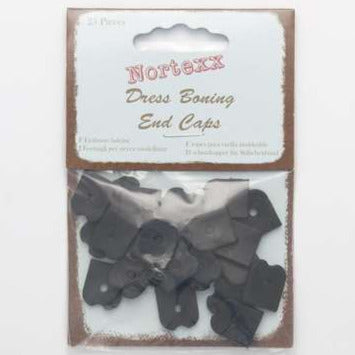 Boning End Caps, Black 8mm – Ribbonmoon