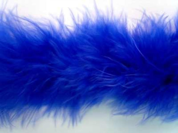 MARAB13 Royal Blue Marabou String (Swansdown). Turkey Feather – Ribbonmoon