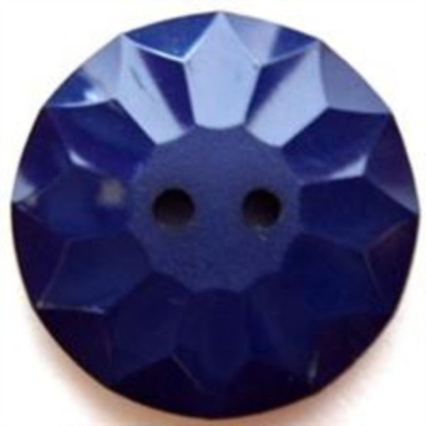 B6419 25mm Royal Navy Gloss Textured 2 Hole Button – Ribbonmoon