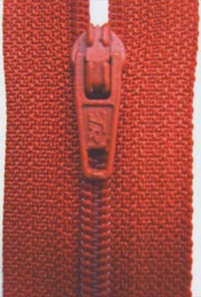 Z1425 46cm Deep Rust Nylon No.3 Closed End Zip – Ribbonmoon