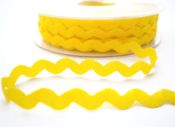 RIC142 9mm Bright Yellow Ric Rac Briad – Ribbonmoon